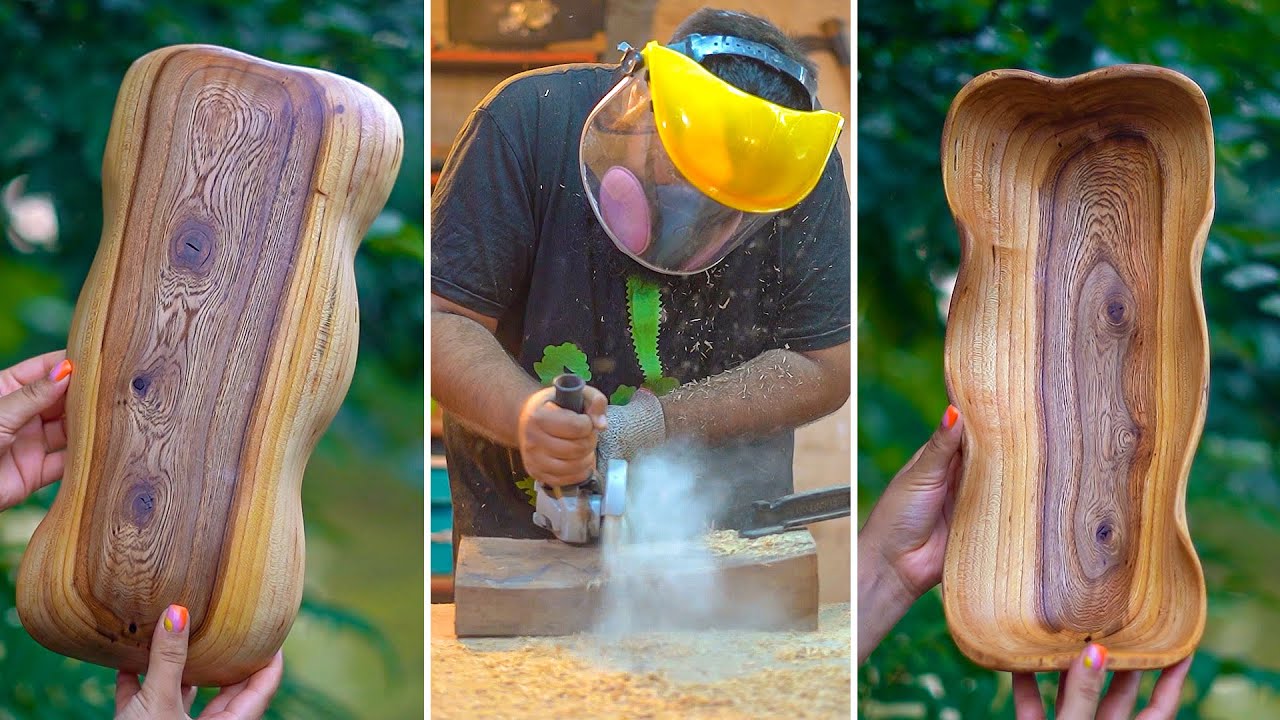 Turn Raw PLATANUS Wood Into a Masterpiece! - YouTube