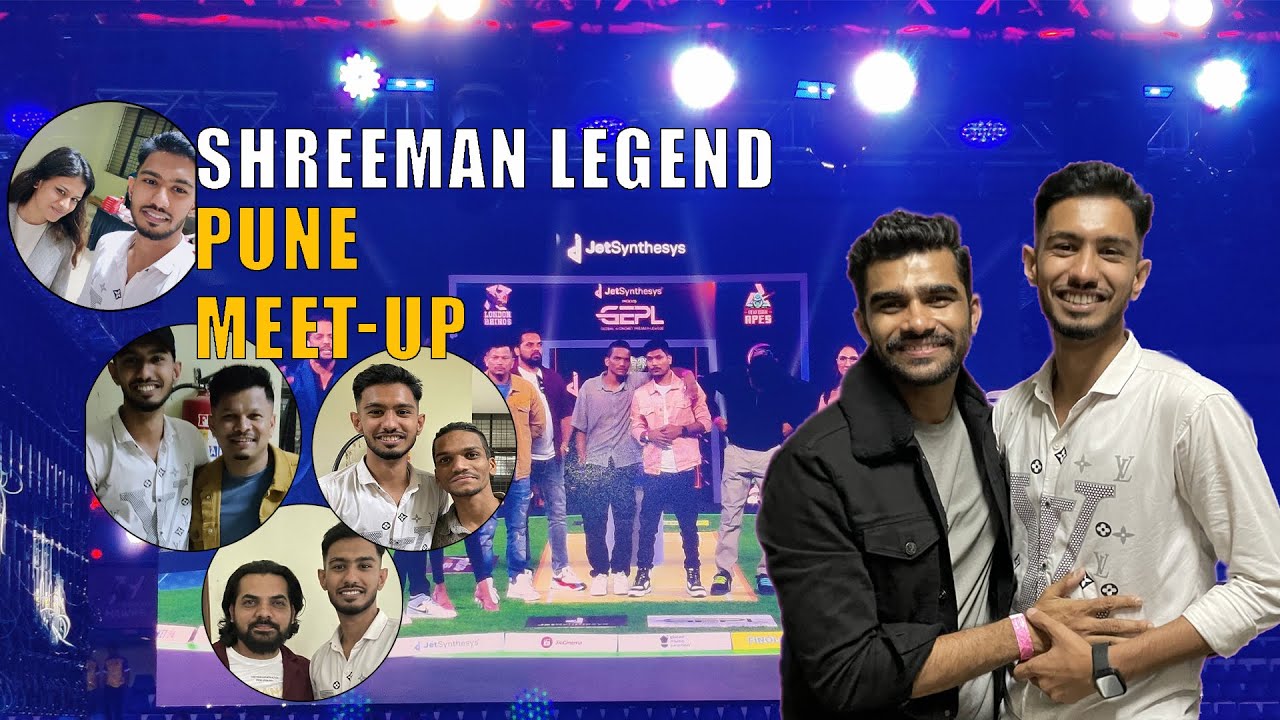 Shreeman Legend Pune meet-up | Shreeman Legend | 1st Vlog # ...