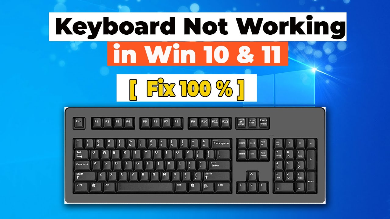 How to Fix Keyboard Not Working Issue in Windows 10 - YouTube