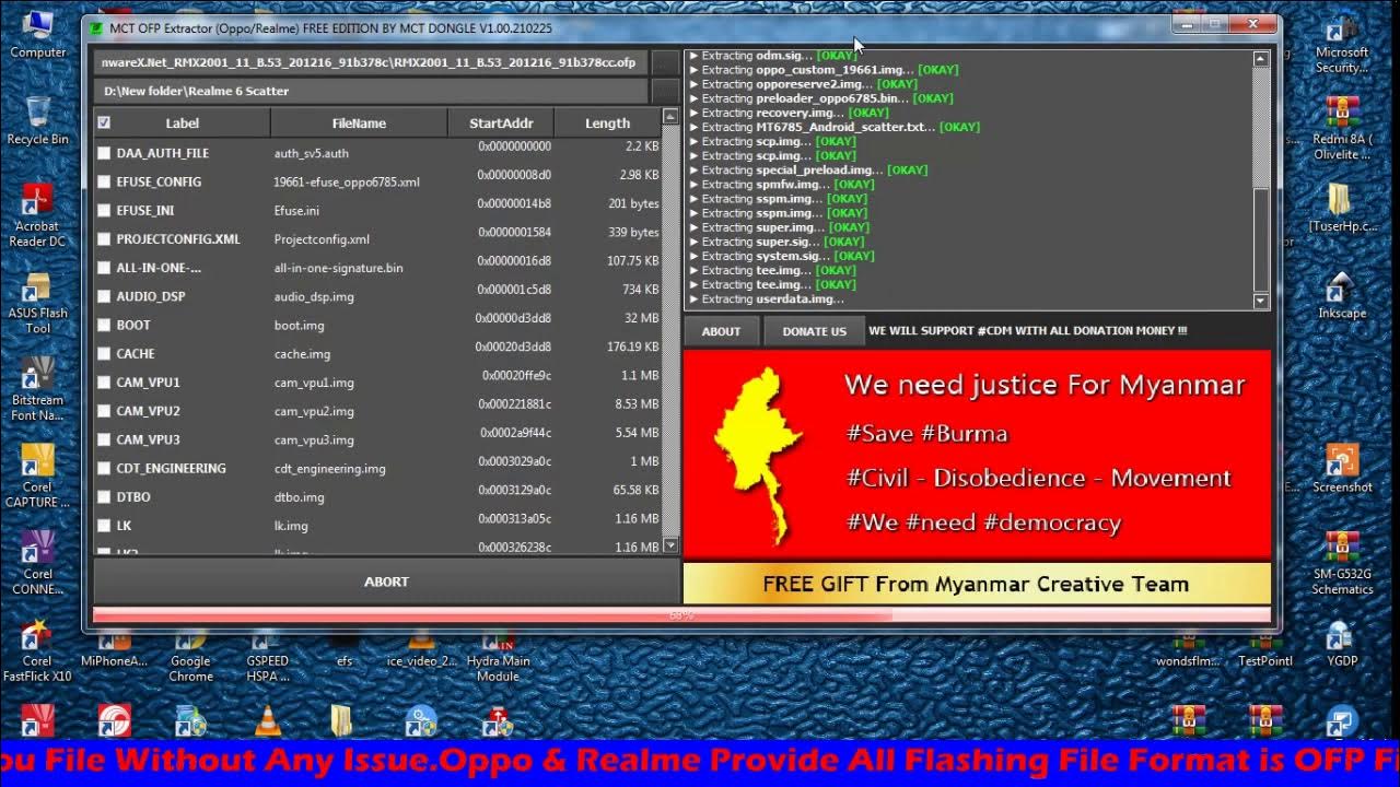 How to Extract OFP File | MCT Extract Tool | Oppo & Realme Flashing ...