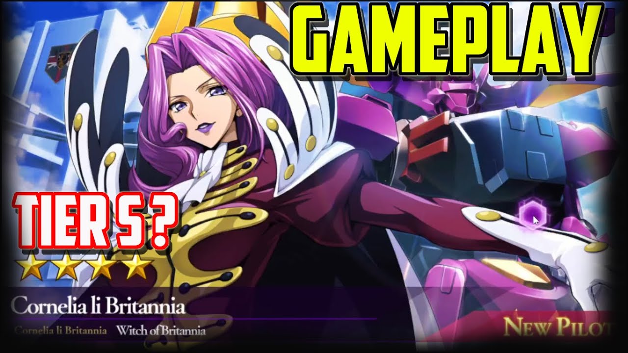 BROKEN Cornelia li Witch of Britannia Gameplay - Code Geass Lost ...