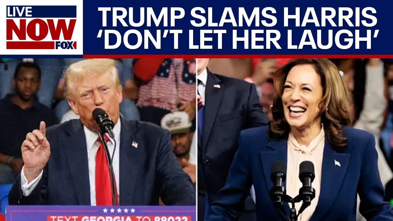 Trump Slams Harris: Makes fun of her 'cackling and laughing' ways in ...