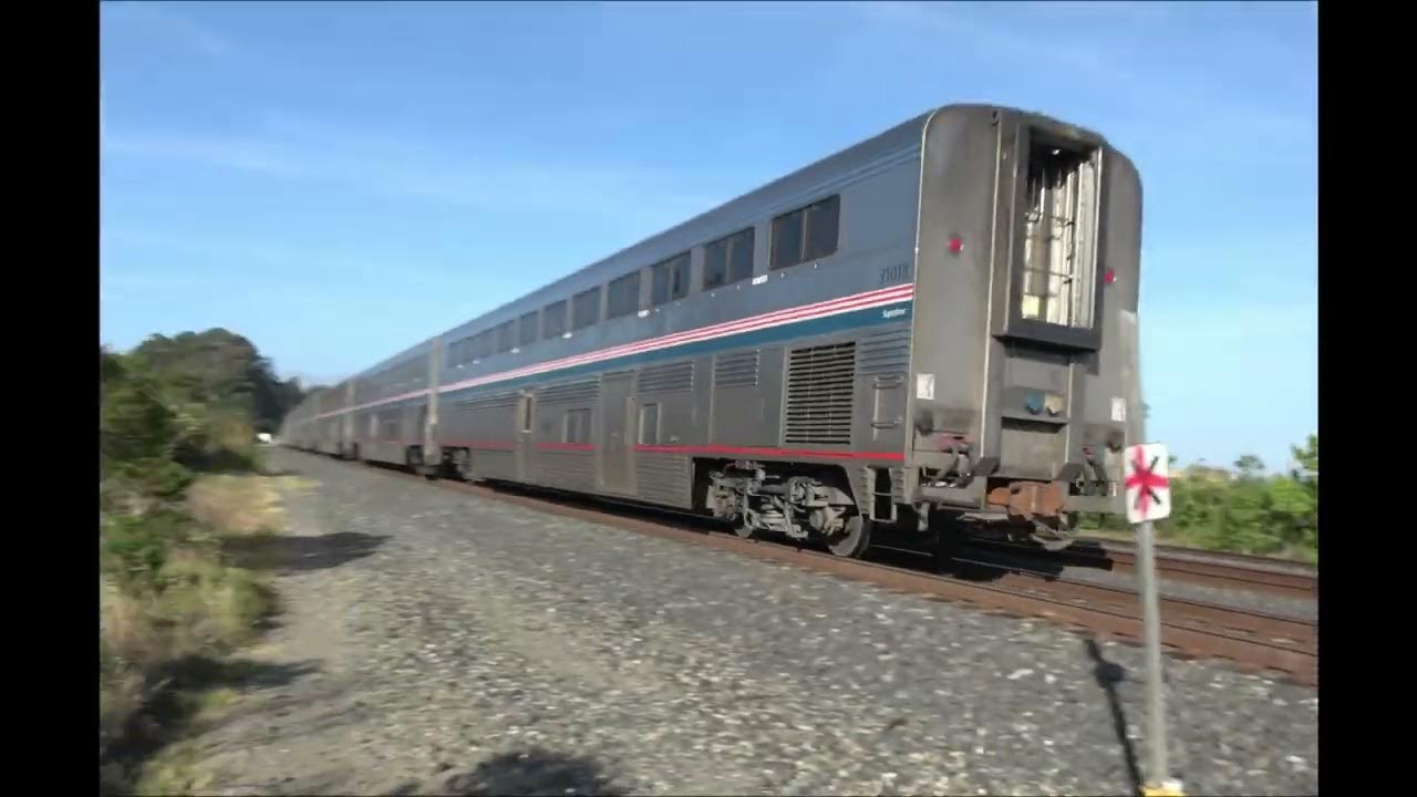 Amtrak Train 11 with Dash 8 510 14jun25 - YouTube