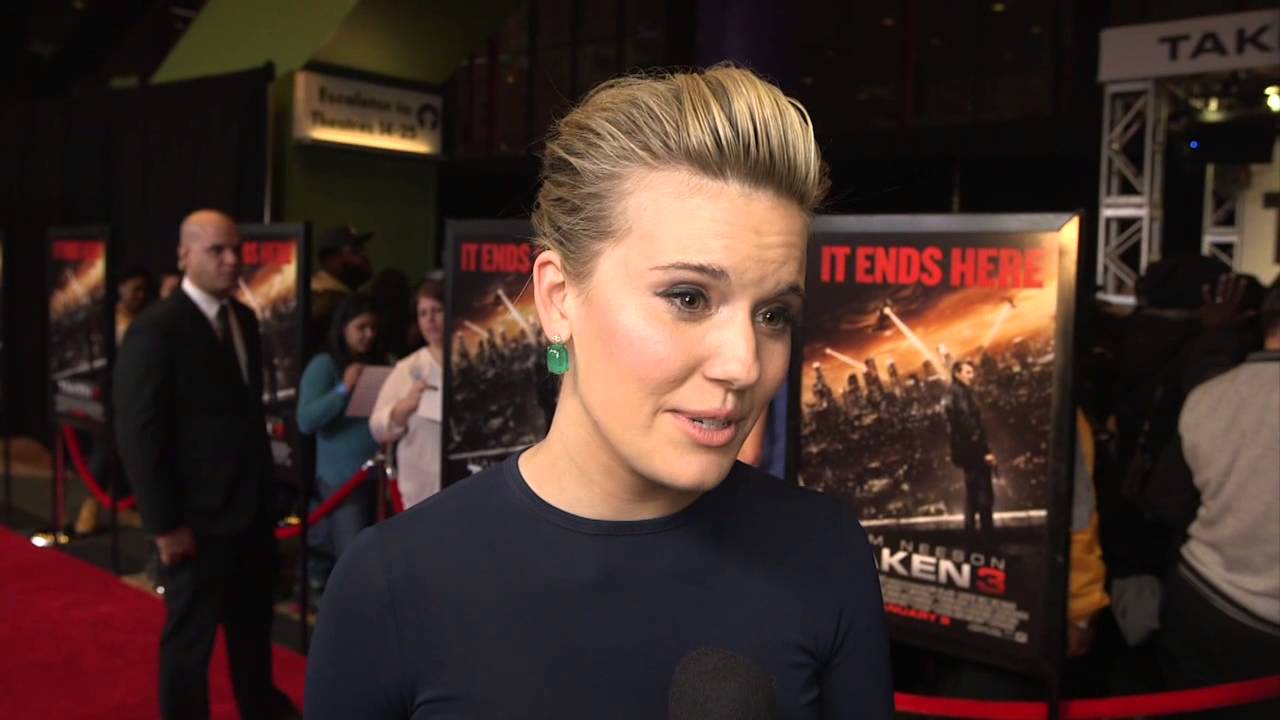 Taken 3: Maggie Grace "Kim" NYC Red Carpet Movie Premiere Interview ...