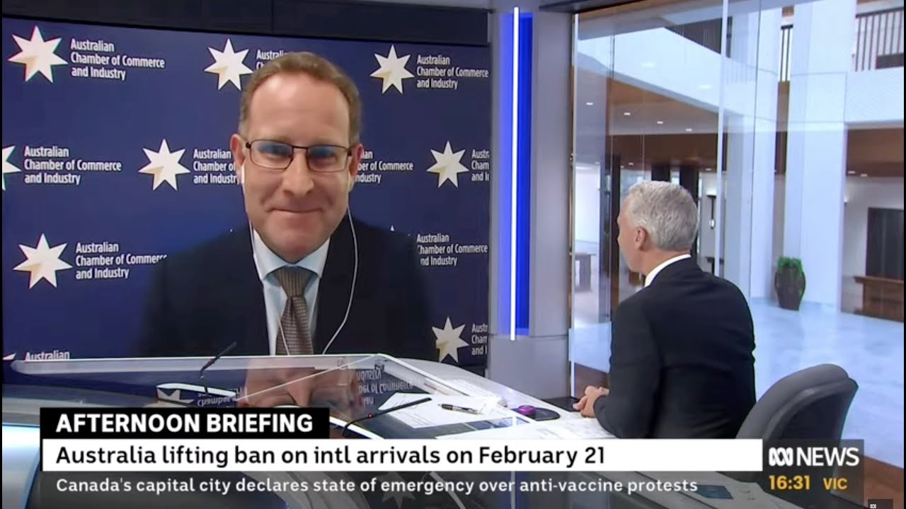 Andrew McKellar interview with Greg Jennett, ABC News Afternoon ...