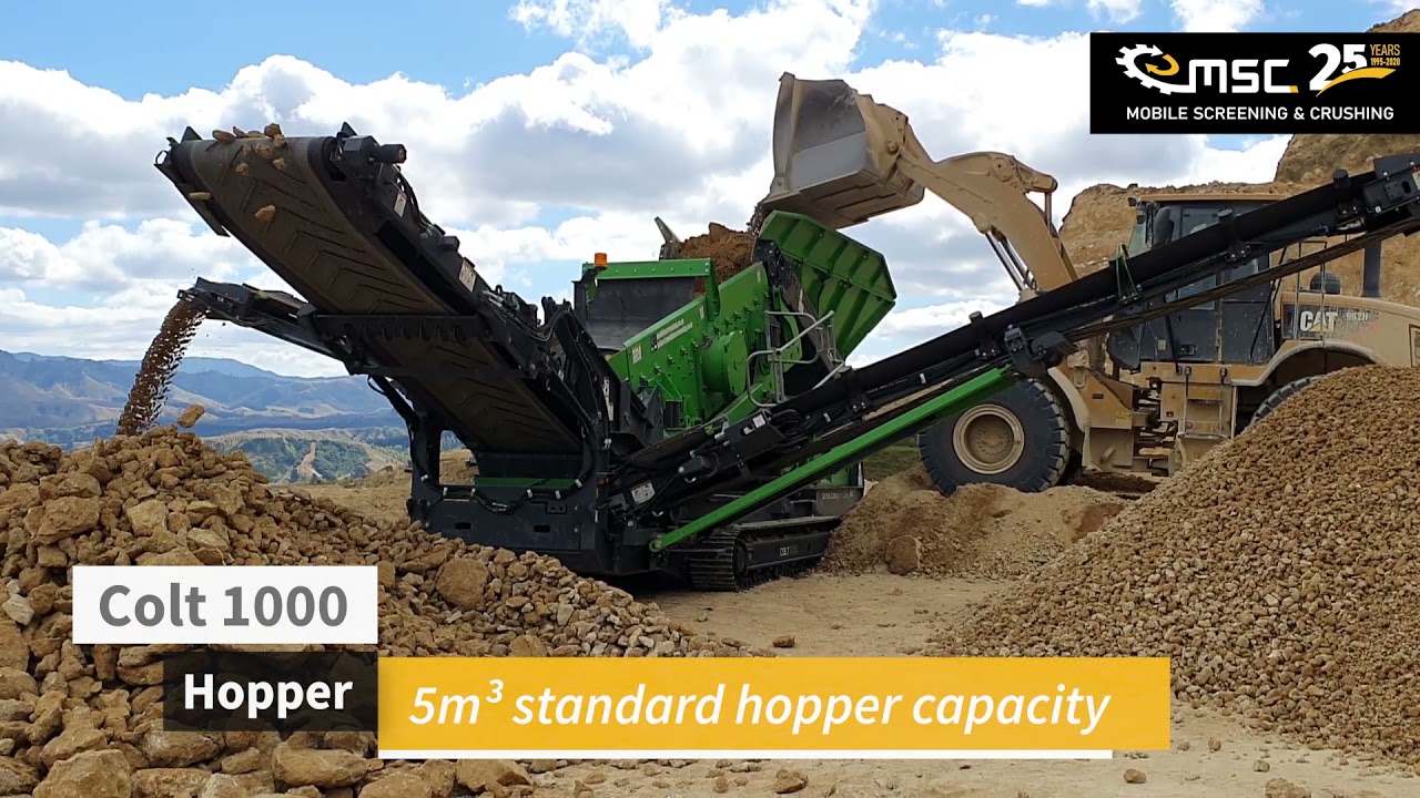 EvoQuip Colt 1000 - Scalping screen – Application: Limestone, North ...