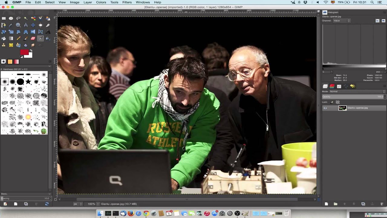 Fab Academy 2015: Lecture 02 Gimp - YouTube