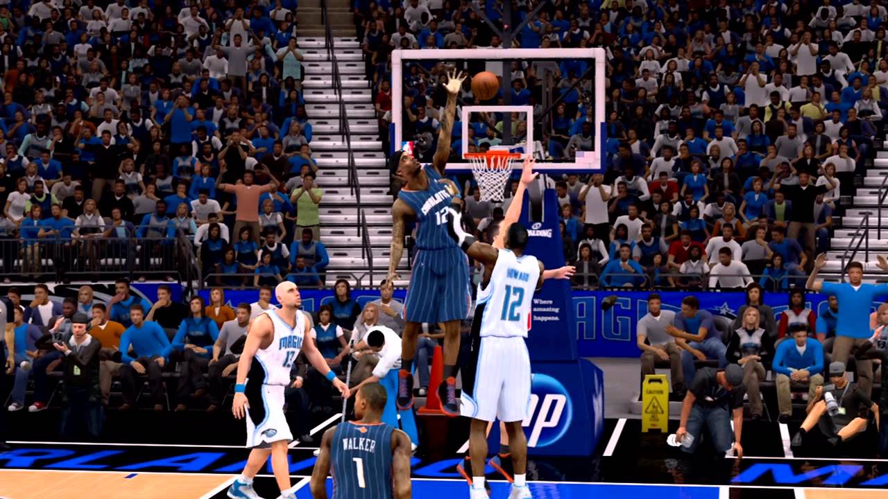 NBA 2K12 Sucks (1) - Tyrus Thomas' Inhuman Block - YouTube