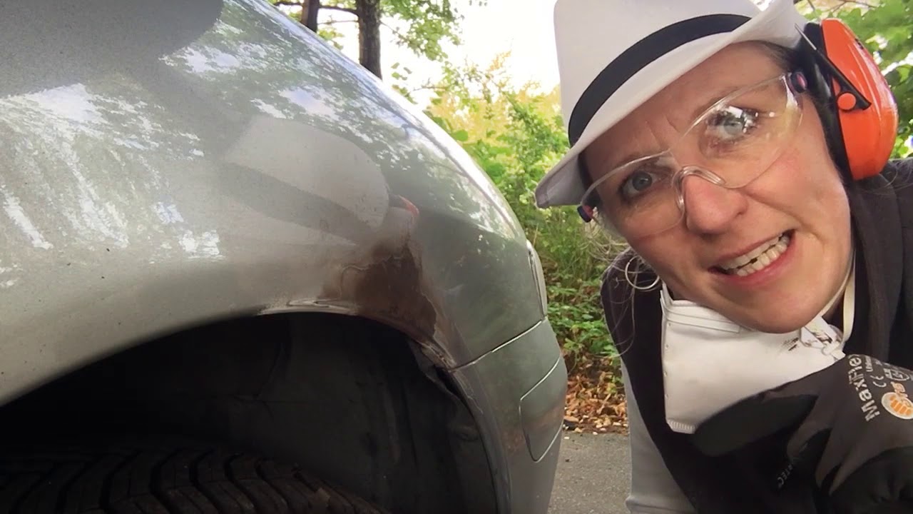 TØR DET SELV - reparer rust på bilen - YouTube