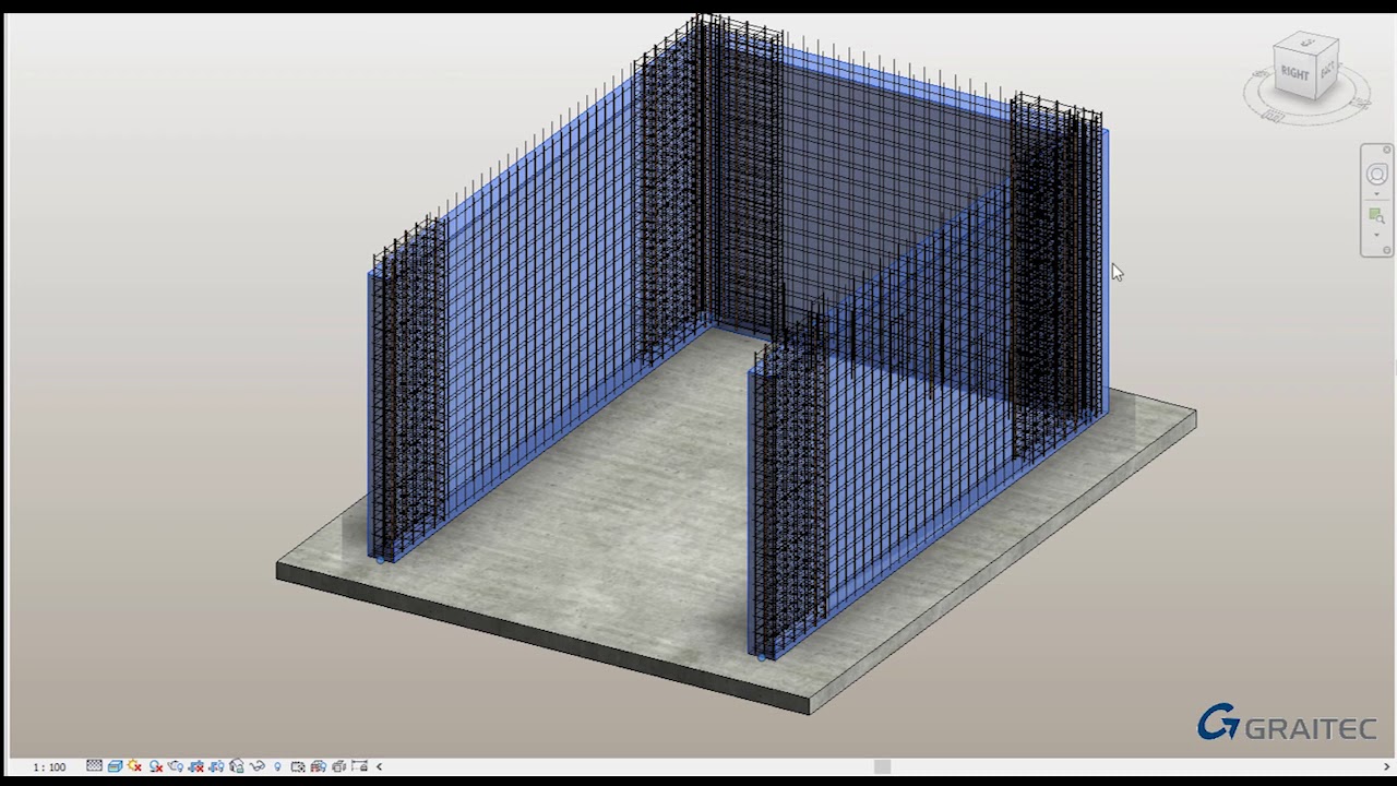 Graitec BIM Designers (walls, slabs, beams, columns, footing - YouTube