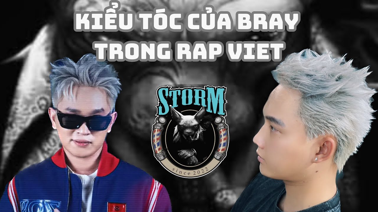 kiểu tóc Bray trong Rap Việt cực cháy - Storm Barber - YouTube