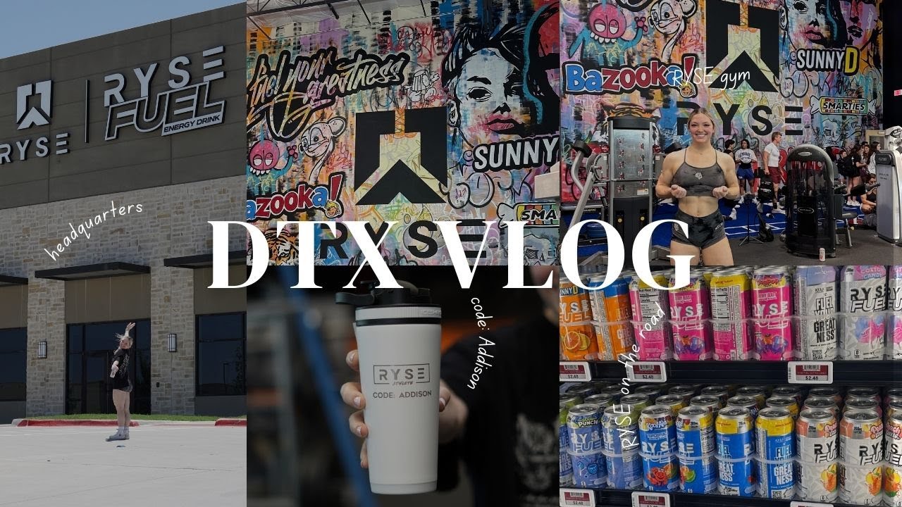 Weekend with RYSE | DTX, RYSE Olympics, RYSE Gym - YouTube