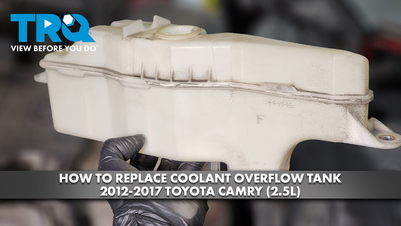 How to Replace Coolant Overflow Tank 2012-2017 Toyota Camry (2.5L ...