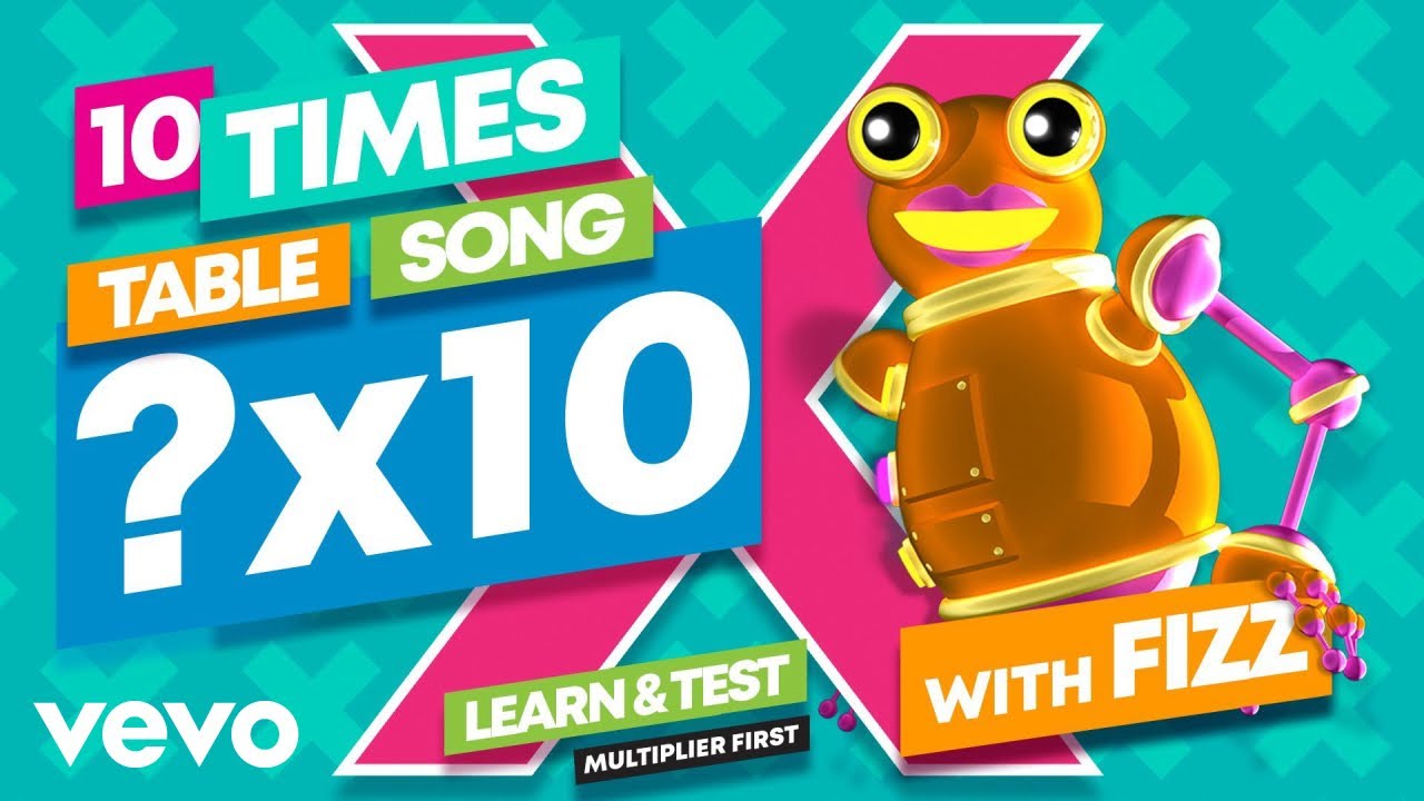10 Times Table Song (Learn & Test) | Multiplier First | Education Box ...