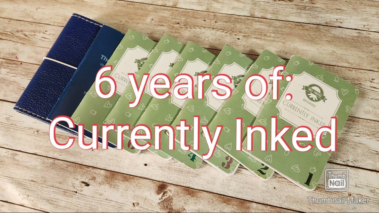 6 Year's of Currently Inked Books! - YouTube