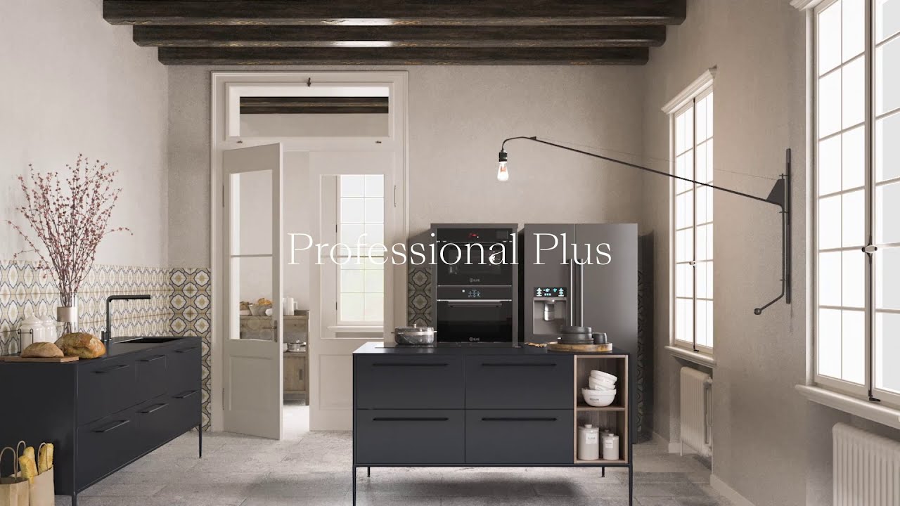 ILVE Professional Plus – Black tempered glass built-in cooking ...