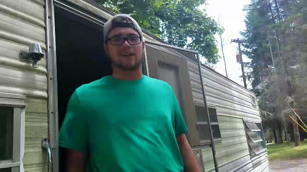 Old Terry Trailer and lawn mowers crank - YouTube