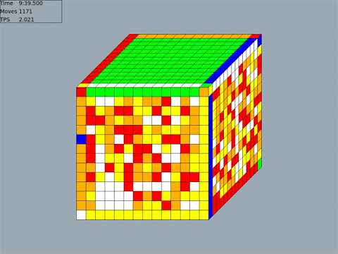 14x14 Rubik's cube in 19:23.444 - YouTube