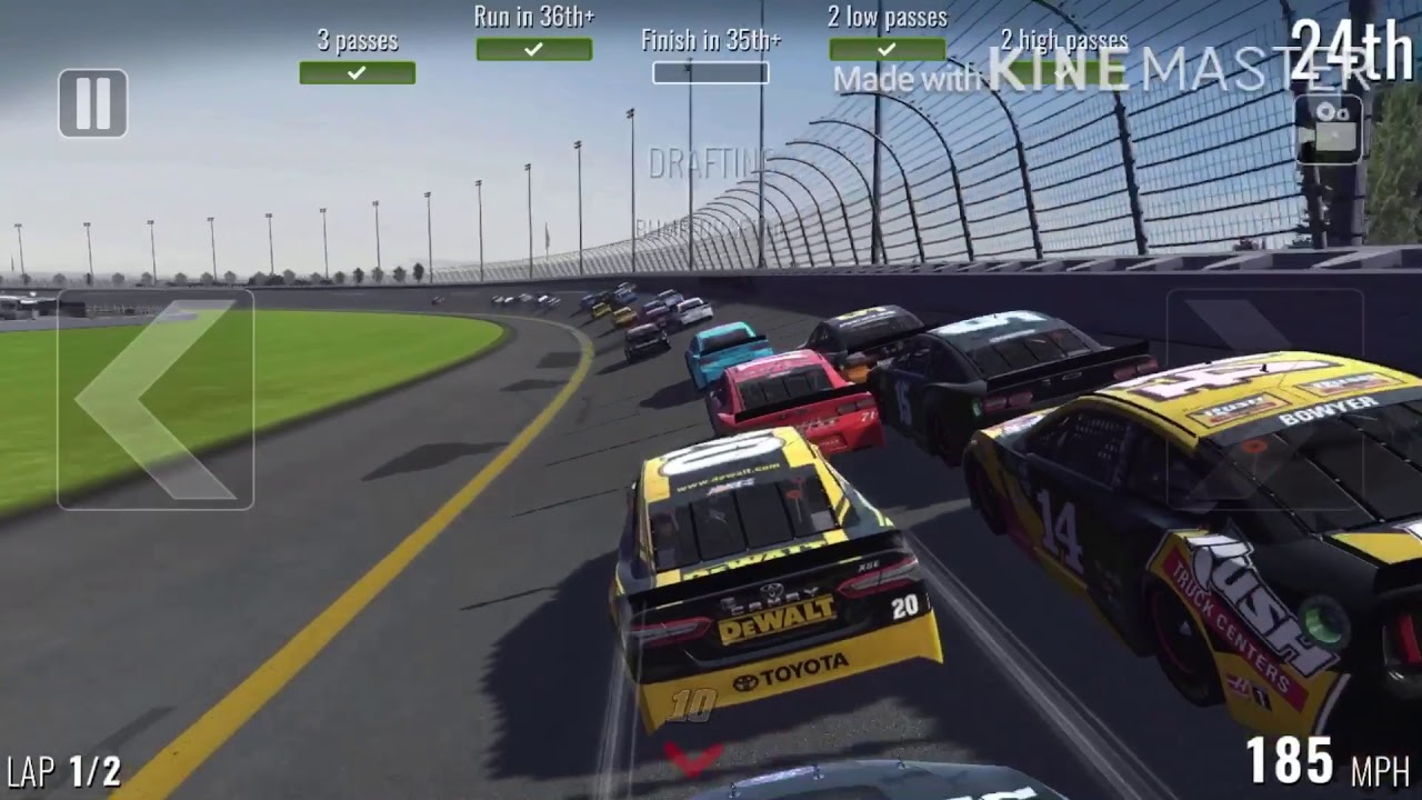 NASCAR Heat Mobile Gameplay! Race 1/36 Daytona 500 - YouTube