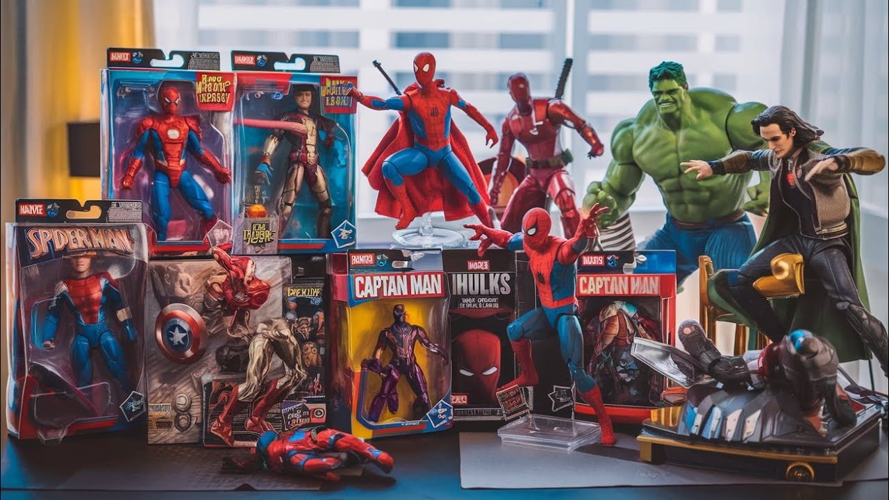 AVENGERS TOYS #04/Action Figures/Unboxing/Cheap Price/Spiderman,Ironman ...