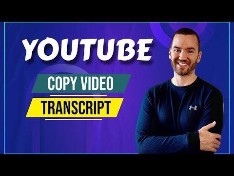 YouTube Video Transcript (Copy and Paste Tutorial)