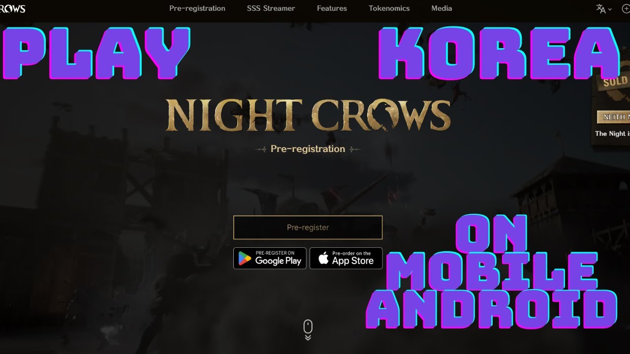 Night Crows korea server via mobile in the Philippines #nightcrows #nft - YouTube