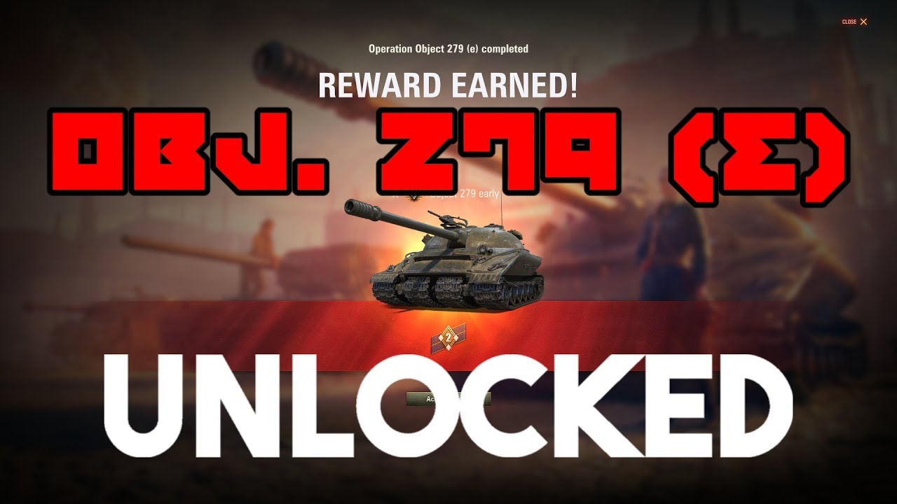World of Tanks: Unlocking the Obj. 279(e) (3x Ace Tankers) - YouTube