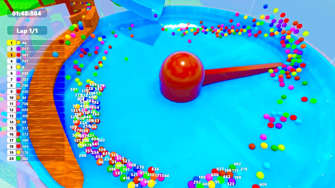 Marble Run Race ASMR GARDEN OF ELIMINATION course 1000 marble♪Marble ...