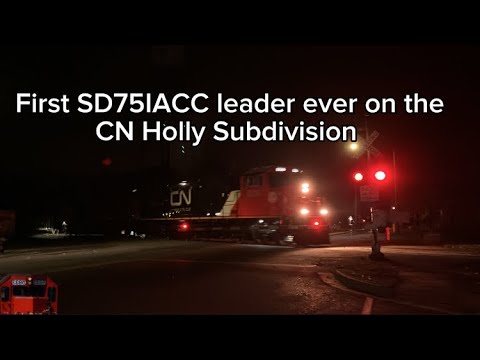 CN 8306 leads CN L507 - YouTube