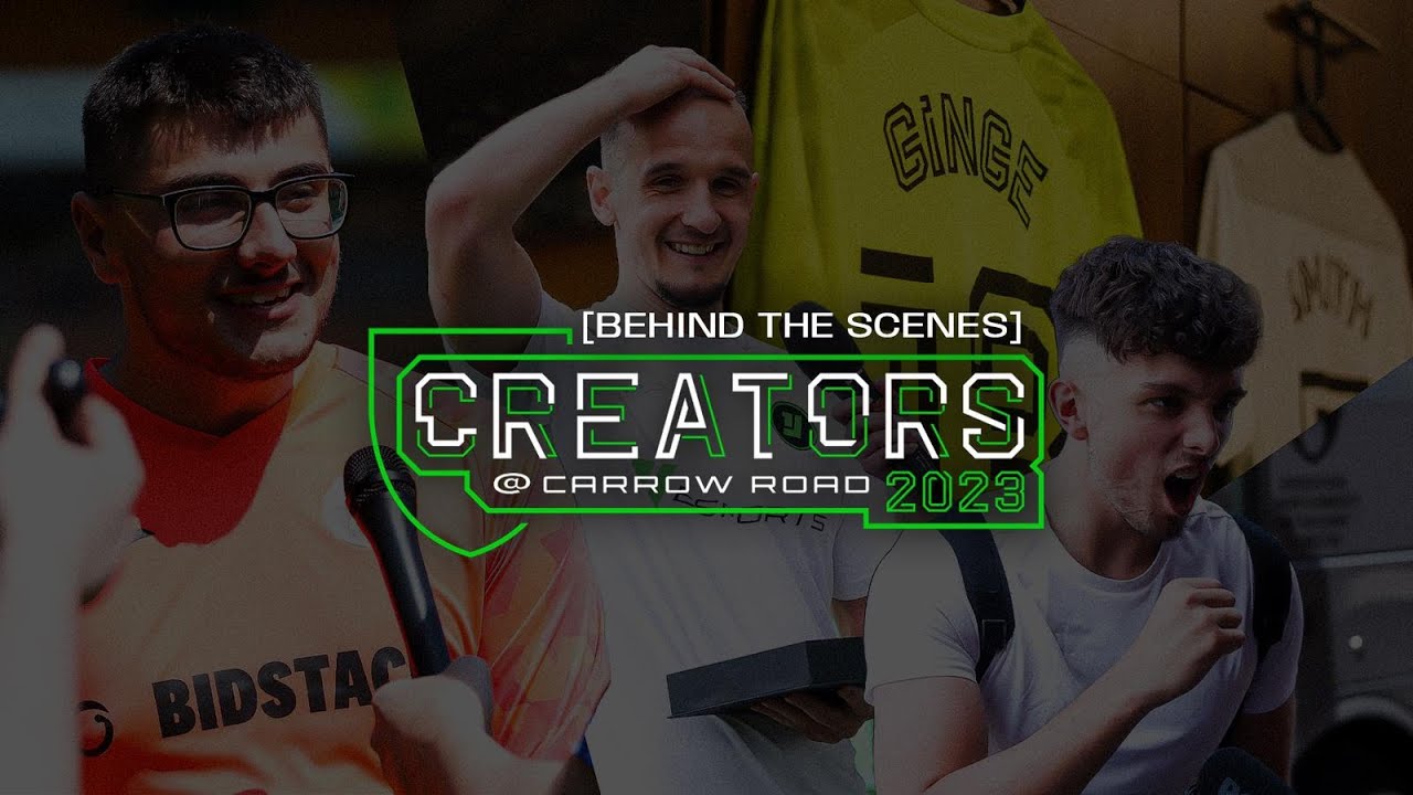 BEHIND THE SCENES I Creators at Carrow Road 2023 - YouTube