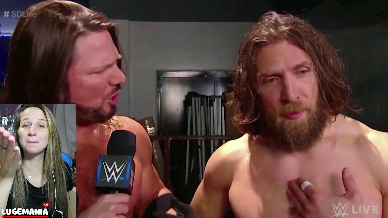 Daniel Bryan Trolling AJ Styles Backstage - YouTube