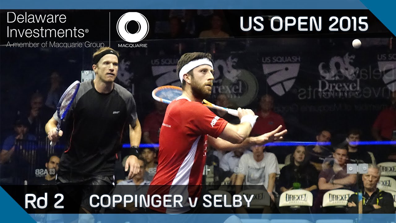 Squash: Delaware Investments US Open 2015 - Rd 2 Highlights - Coppinger v Selby - YouTube