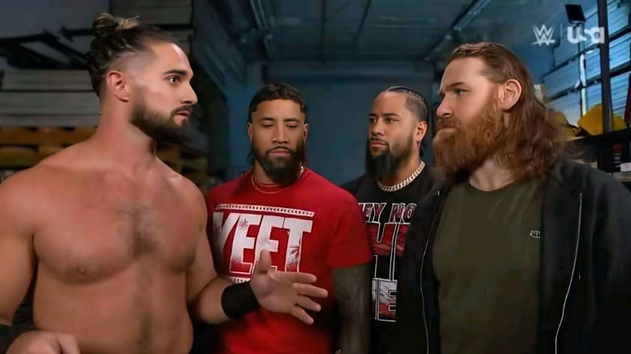 OG Bloodline & Seth Rollins Segment | WWE RAW Highlights Today - YouTube