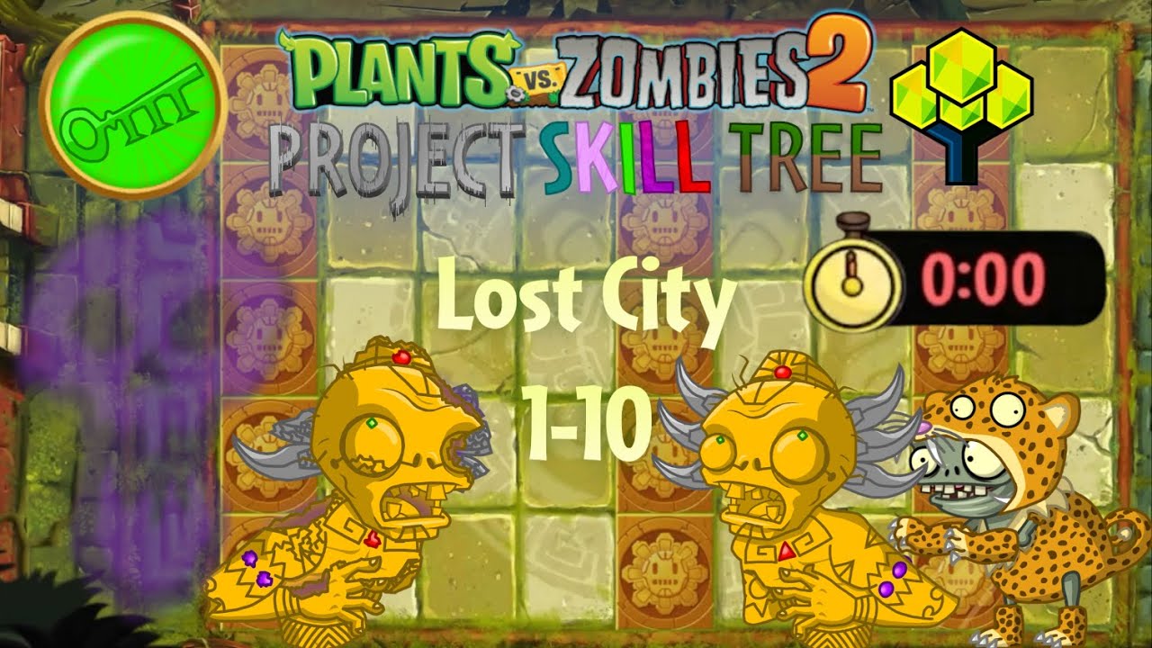 Cursed Relics pushed by the Tiger Imps - Lost City 1-10 | PvZ 2 Project ...