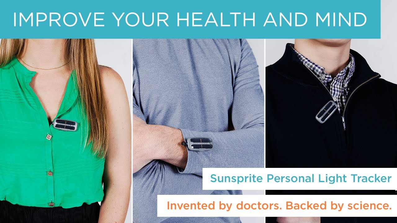 SunSprite: The First Wearable, Solar-Powered Light Tracker - YouTube
