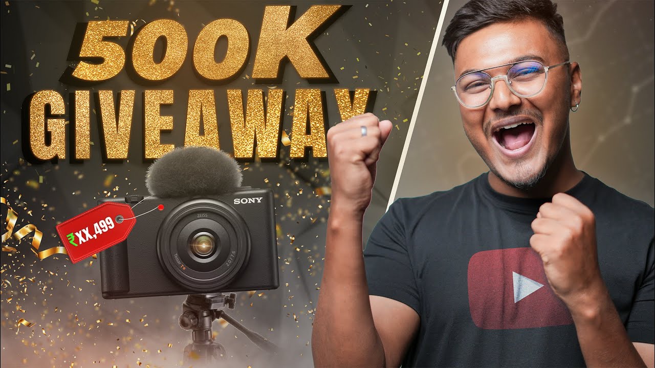 500K Subscribers Giveaway 🎉🥳 | Camera, Microphone, Light & More! - YouTube