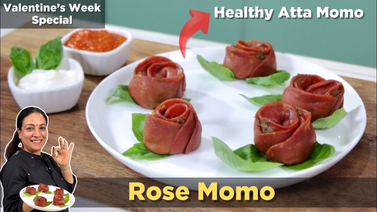 Healthy Whole Wheat Rose Momo | स्वाद में दमदार सेहत के लिए हेल्दी आटा ...