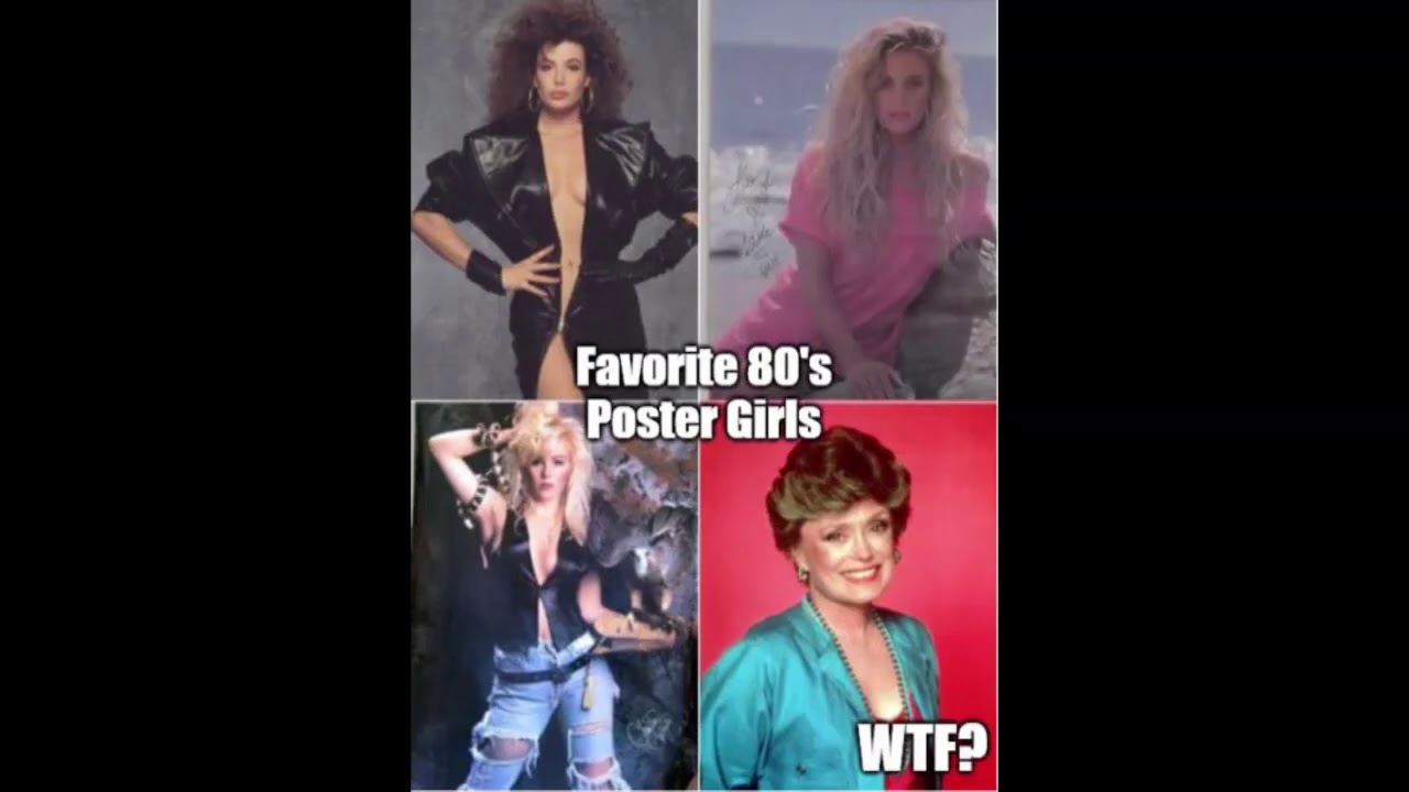 Hottest Poster Girls from the 1980's! - YouTube