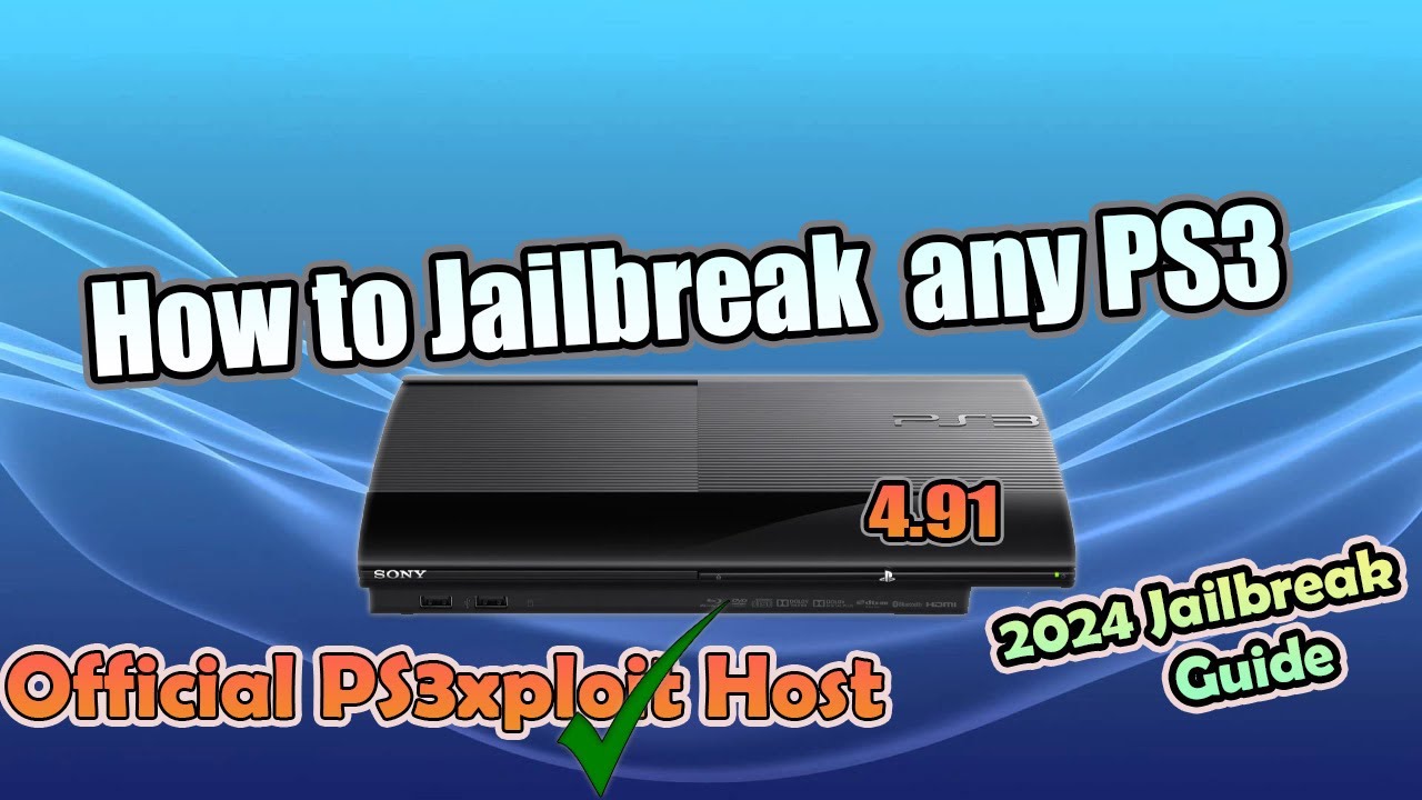 How to Jailbreak any PS3 4.91 using official PS3xploit host - YouTube