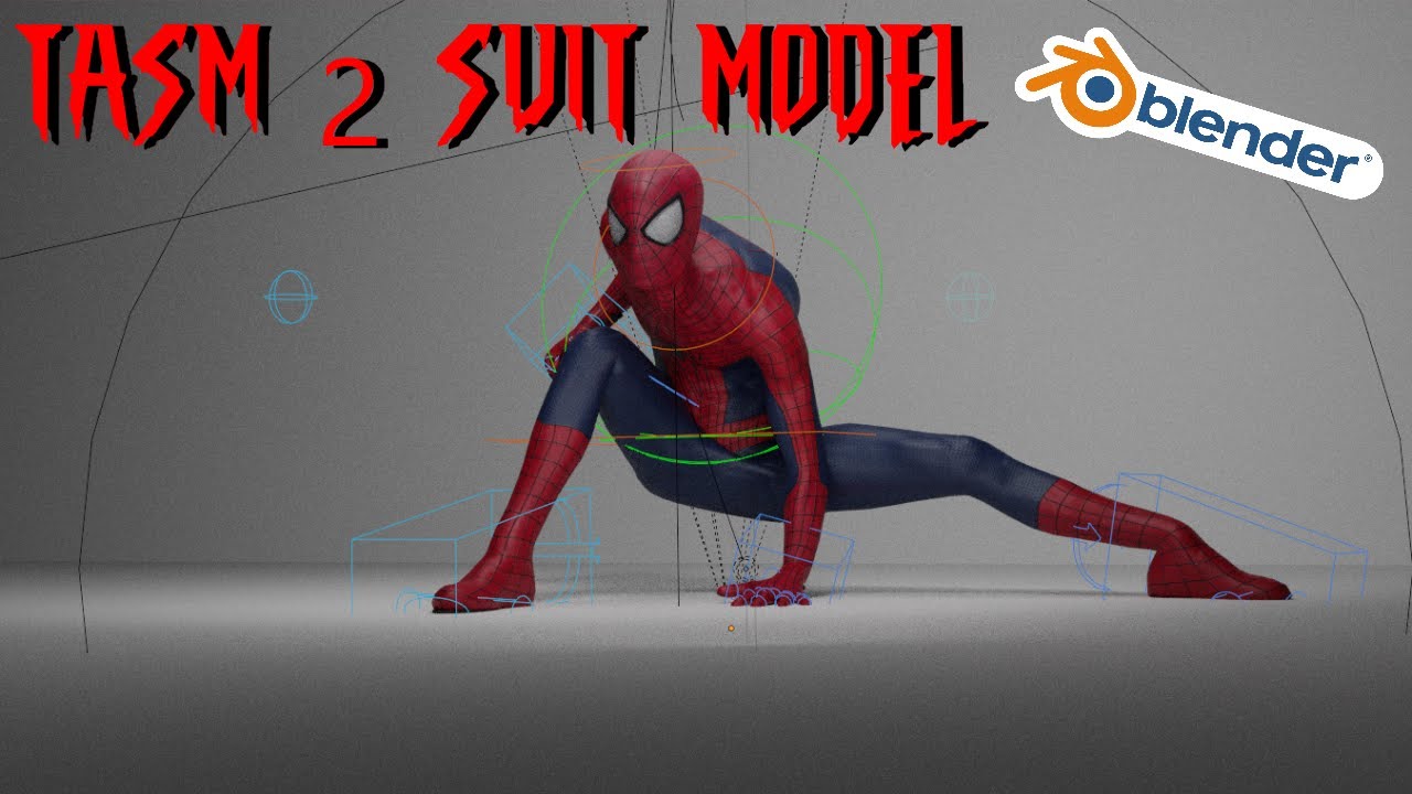 The Amazing Spider Man 2 Suit 3D Model (Blender) - YouTube