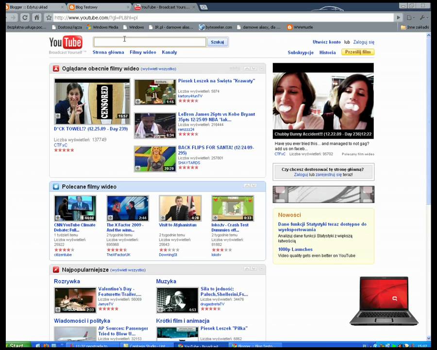 Poradnik : Jak zrobić bloga - YouTube