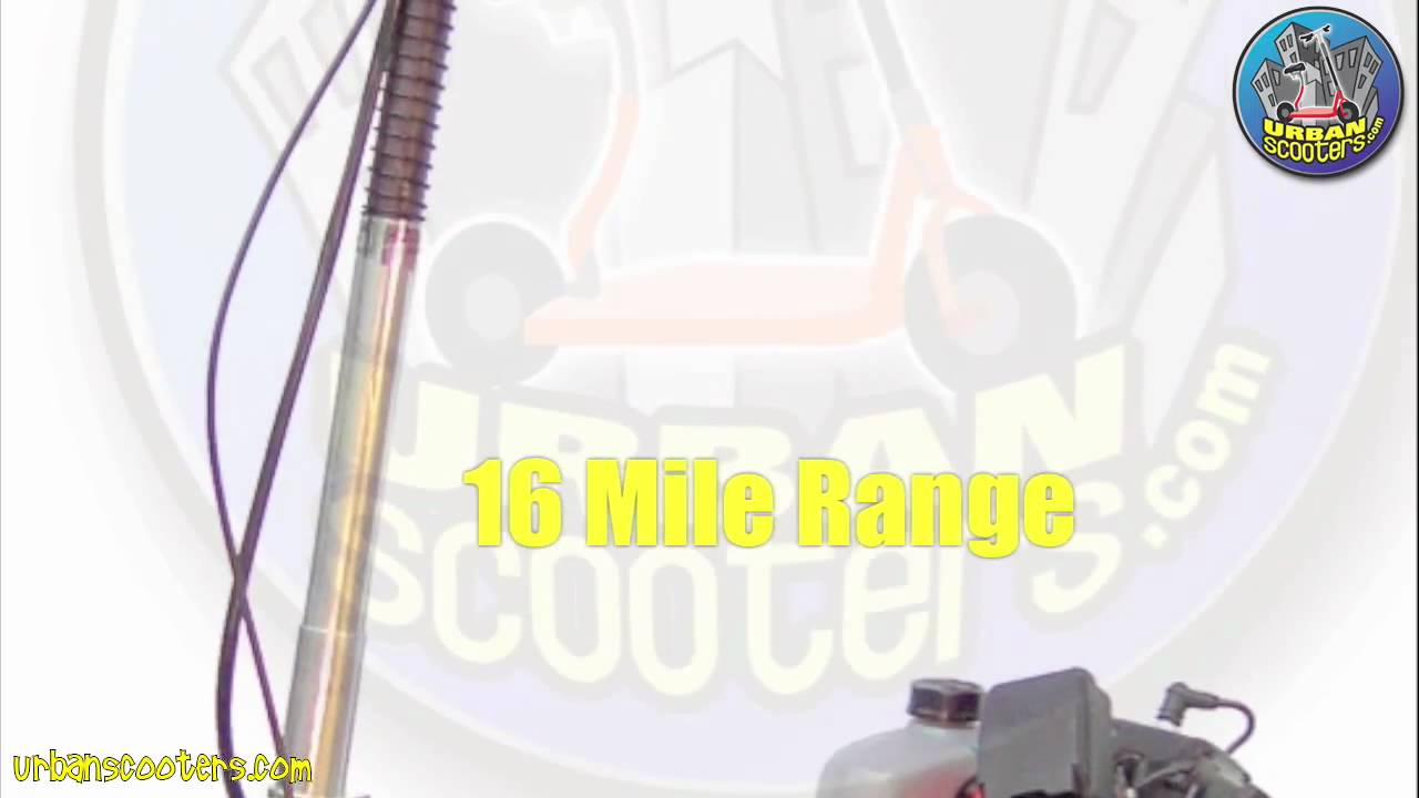 Go Ped Super X-Ped Gas Powered Scooter - YouTube