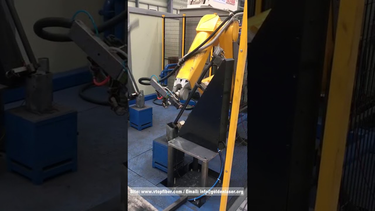 3D Staubli Robot Laser Cutting Machine For The CCB Pipe - YouTube