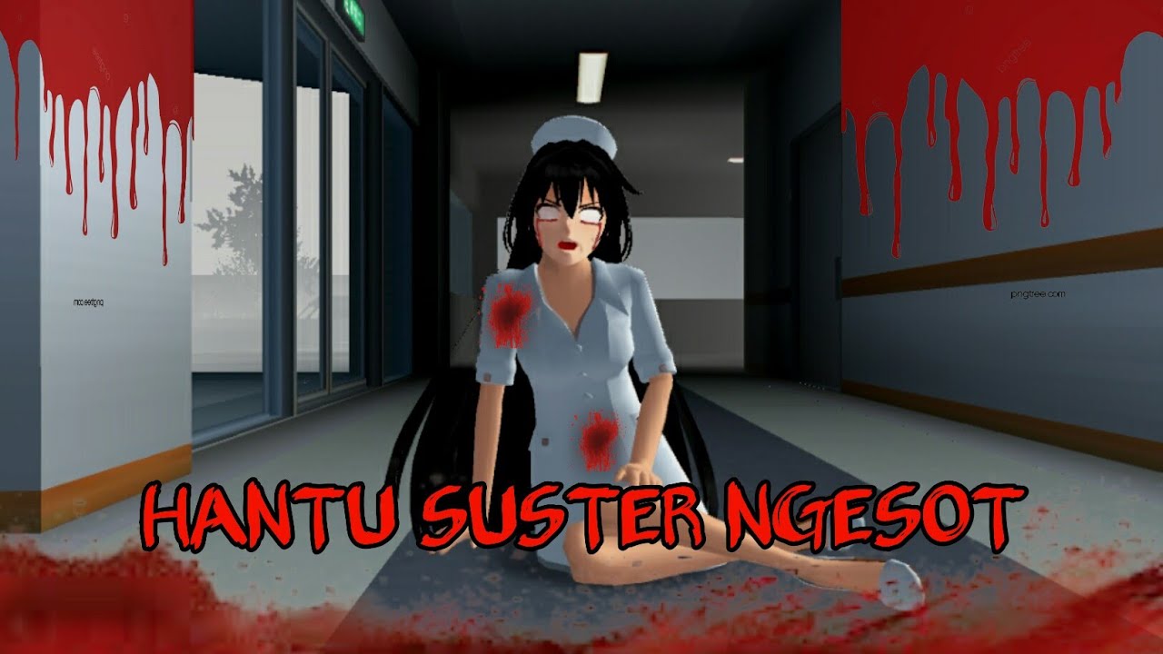 HANTU SUSTER NGESOT || HORROR MOVIE SAKURA SCHOOL SIMULATOR - YouTube
