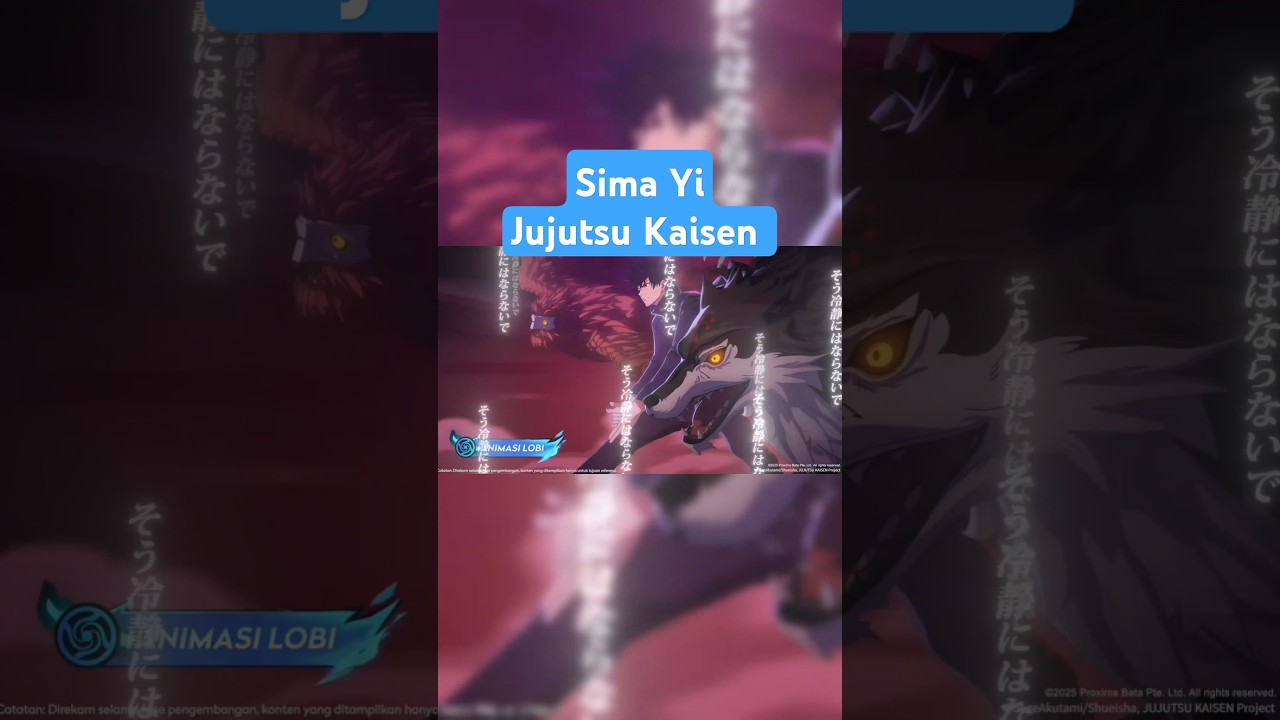Sima Yi x Jujutsu kaisen skin animasi #jujutsukaisen #honorofkings # ...