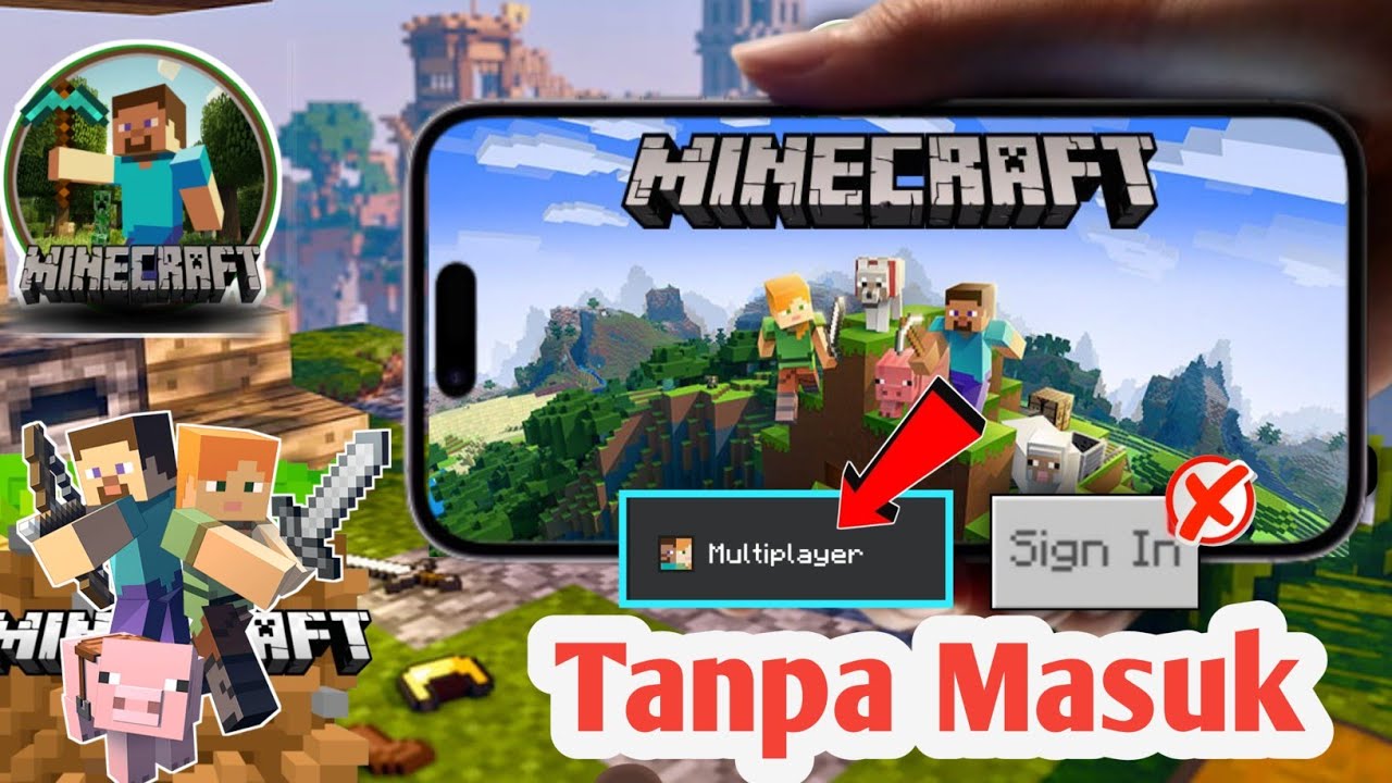 Cara Bermain Minecraft Multipemain Tanpa Login + Bermain Minecraft LAN Bersama Teman, PS5 ...