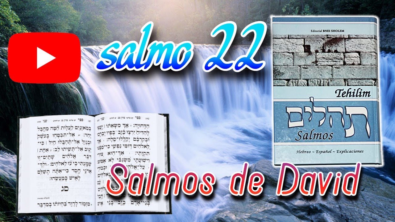 salmo 22 en castellano /salmo de david / rey david / tehilim / torah ...