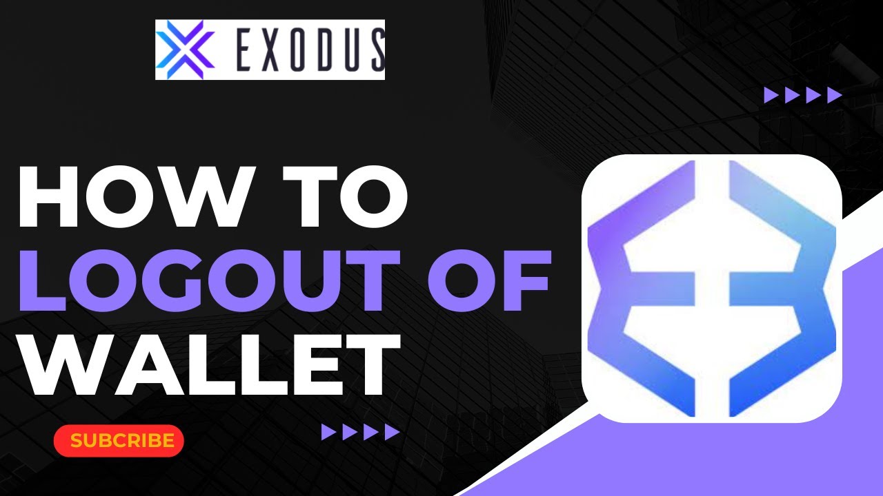 How to Logout From Exodus Wallet on Mobile Phone ! - YouTube