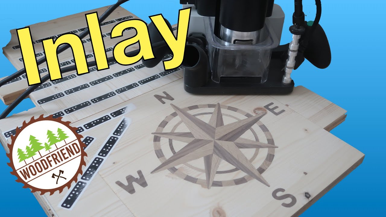 Inlay Kompass mit der Shaper Origin - YouTube