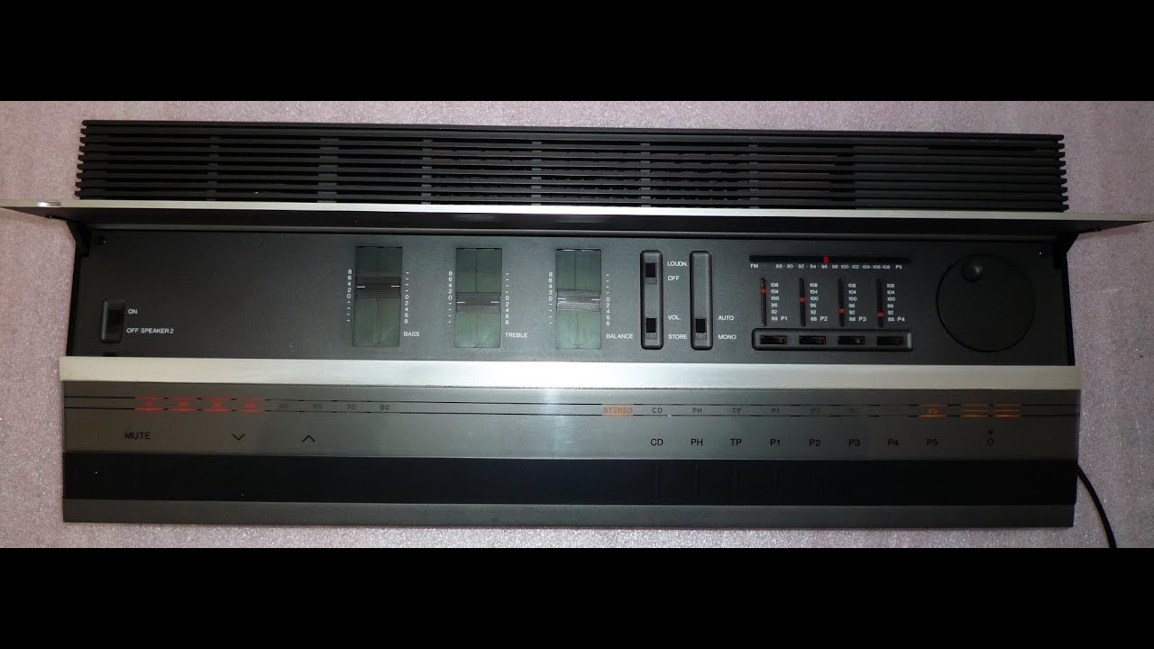 Bang & Olufsen BEOMASTER 3300 Vintage Amplifier / Tuner - YouTube